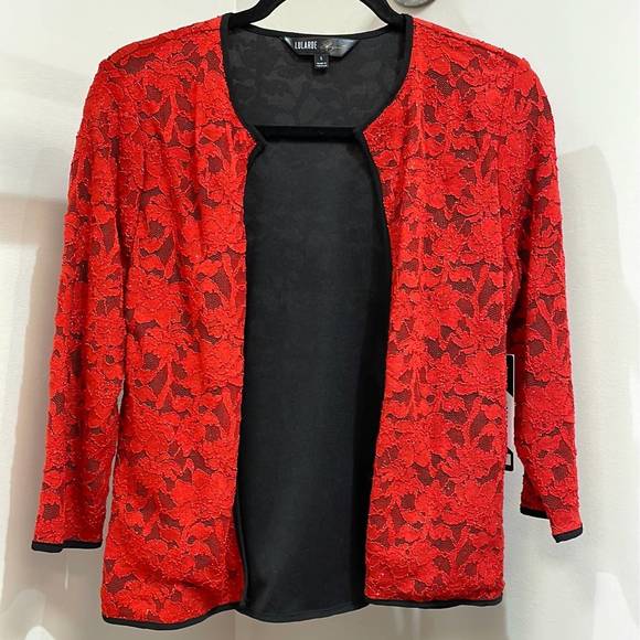 LuLaRoe | Jackets & Coats | New Lularoe Stella Bolero Jacket In Red ...